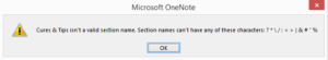 The Dos and Don'ts of Naming OneNote Sections - Kelly LaForest