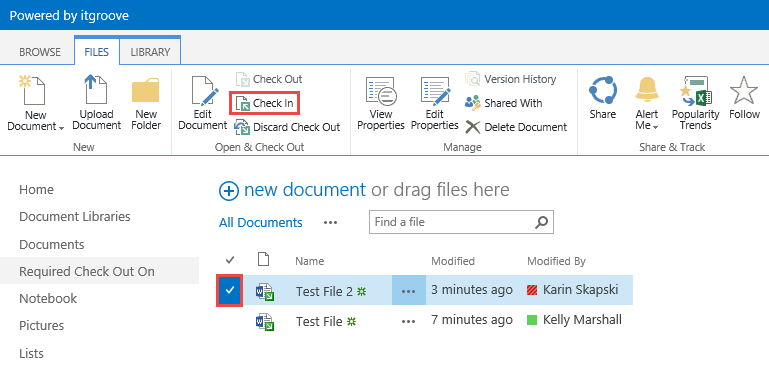 How to Make "Hidden Files" with No Checked in Version Visible in a SharePoint Library - Kelly ...