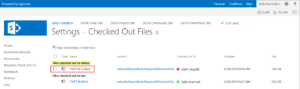 How to Make "Hidden Files" with No Checked in Version Visible in a SharePoint Library - Kelly ...