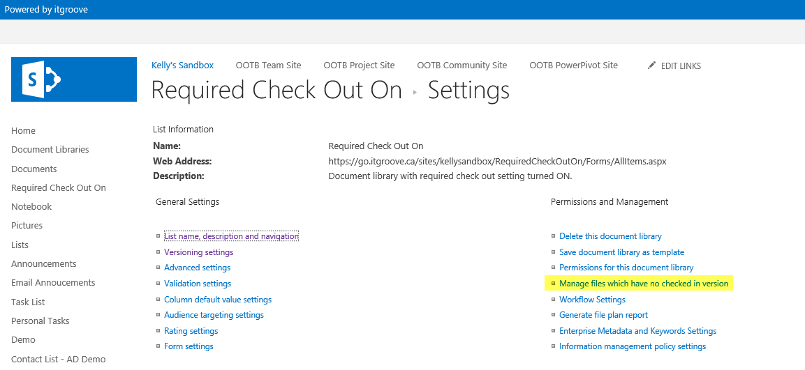How to Make "Hidden Files" with No Checked in Version Visible in a SharePoint Library - Kelly ...