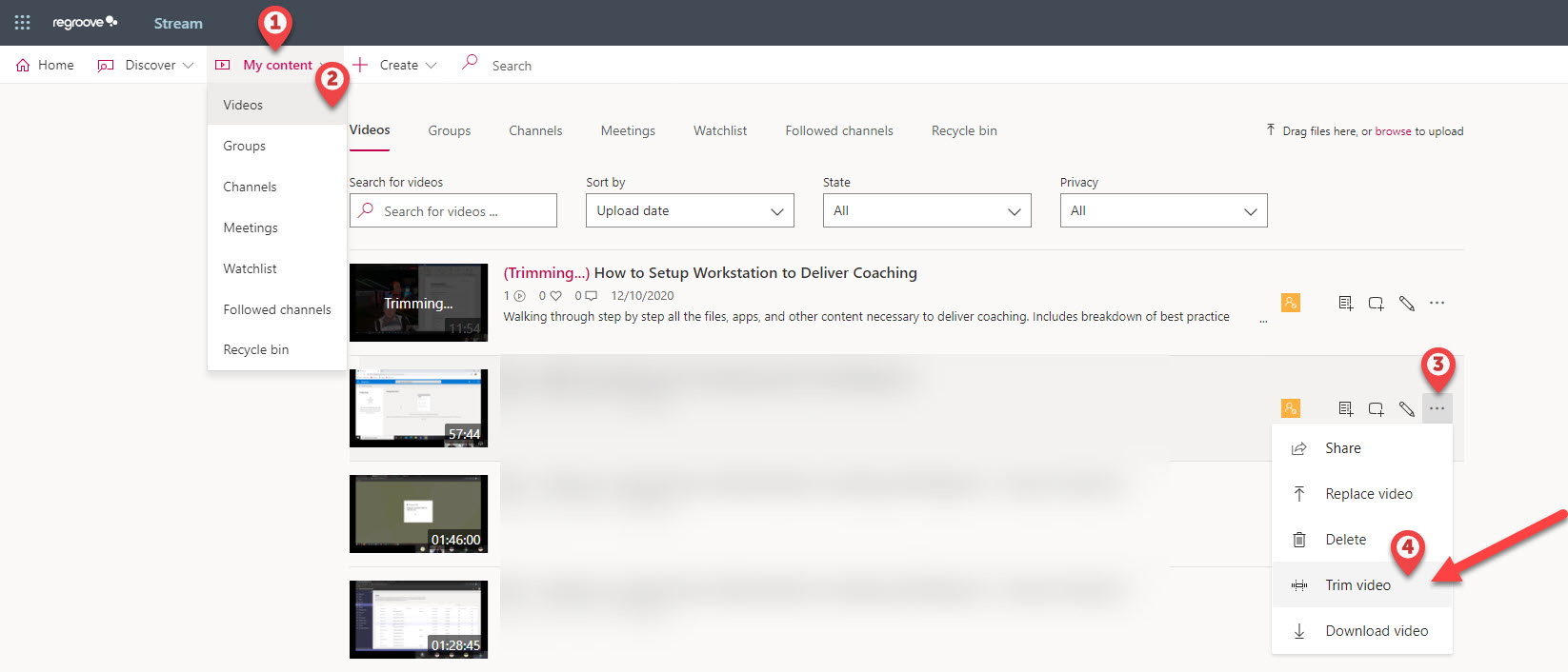 How to Trim a Video in Microsoft Stream