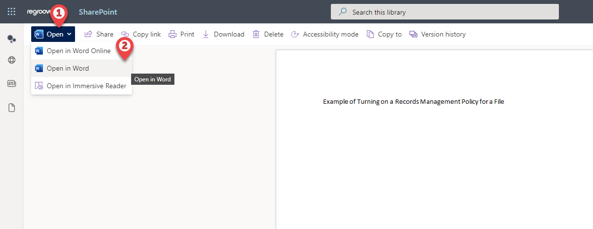 How to Have Files Open in Read-Only in SharePoint Online - Kelly LaForest
