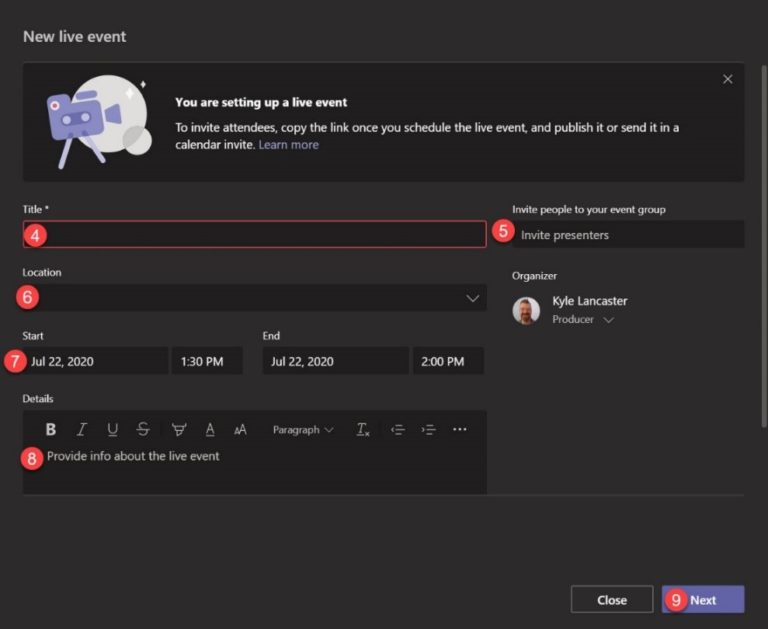 Producing a Livestream Event with Microsoft Teams | Regroove